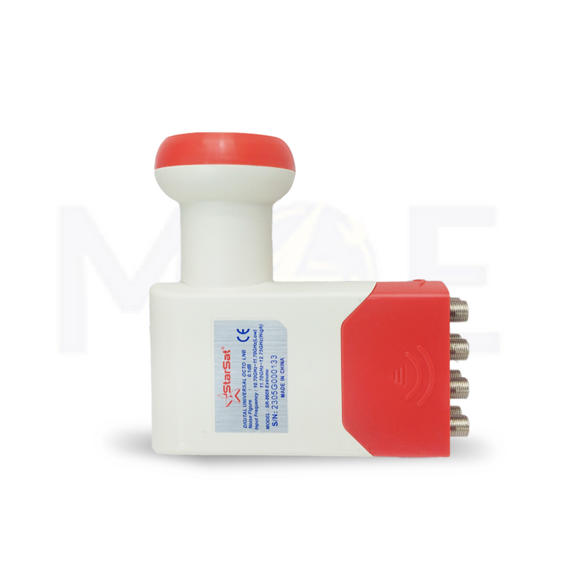 StarSat Octo LNB KU-Band Ultra HD 4K | SR-8609 Extreme – 8 Outputs ...